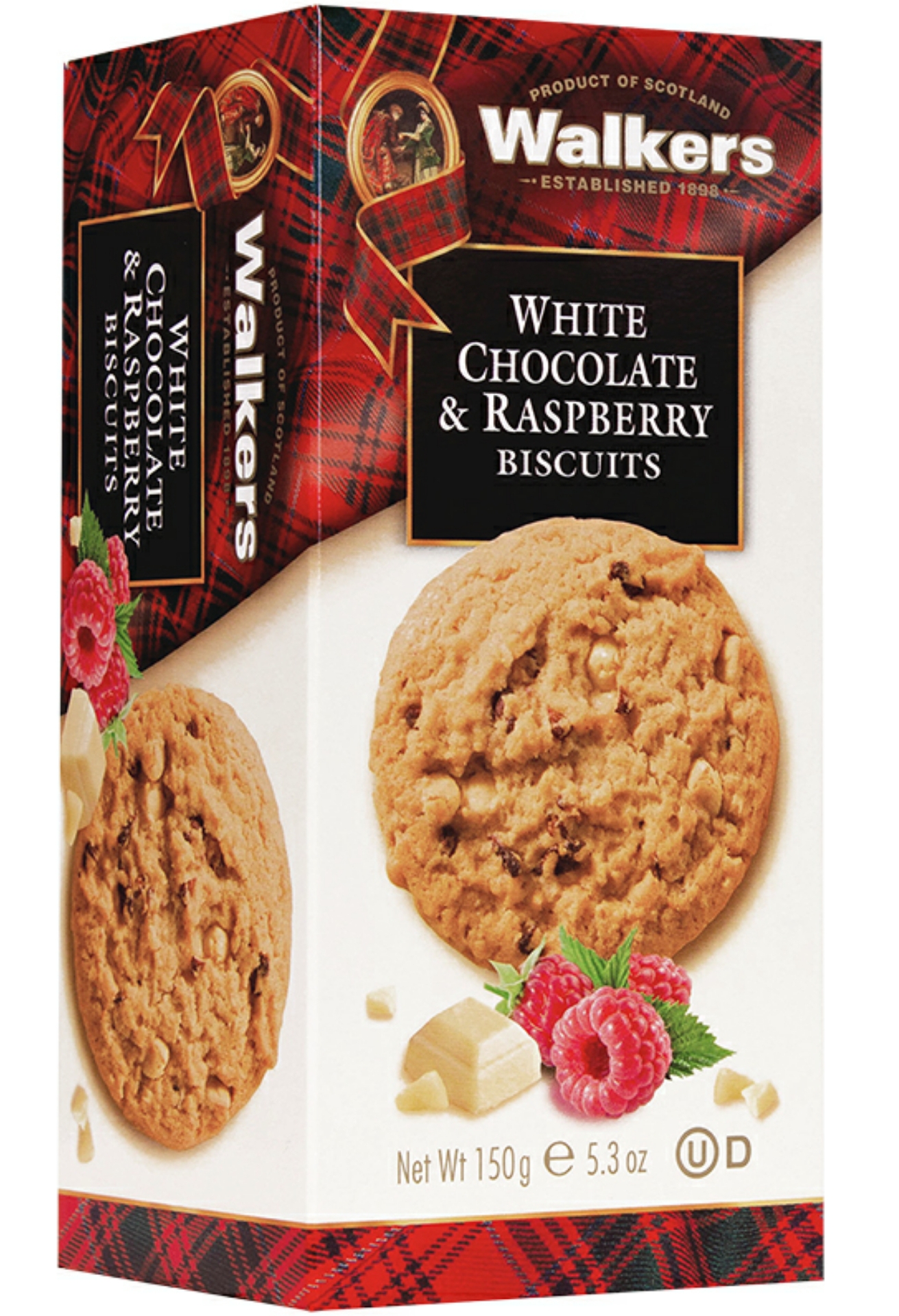 Walkers White Choc & Raspberry - Demmers Teahouse